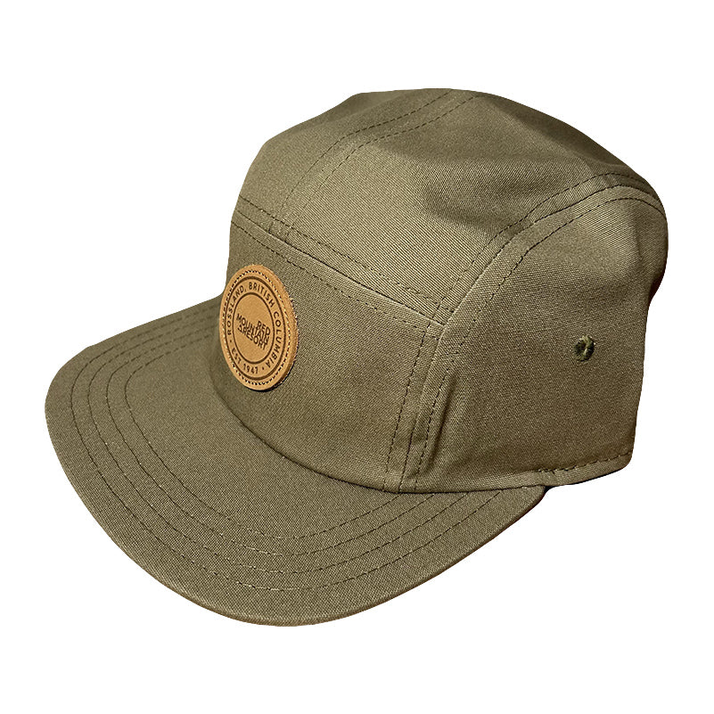 Classic Leather Badge 5 Panel Hat – Piste Off Supply Co.